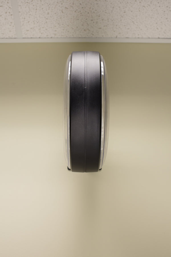 12" diameter PoE analog clock, double-sided